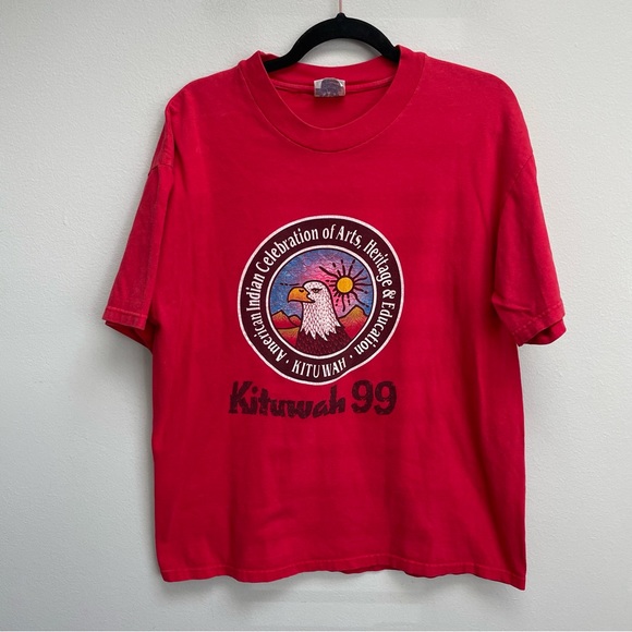 Hanes | Shirts | Vintage Hanes Tshirt 999 Native American Arts Kituwah ...